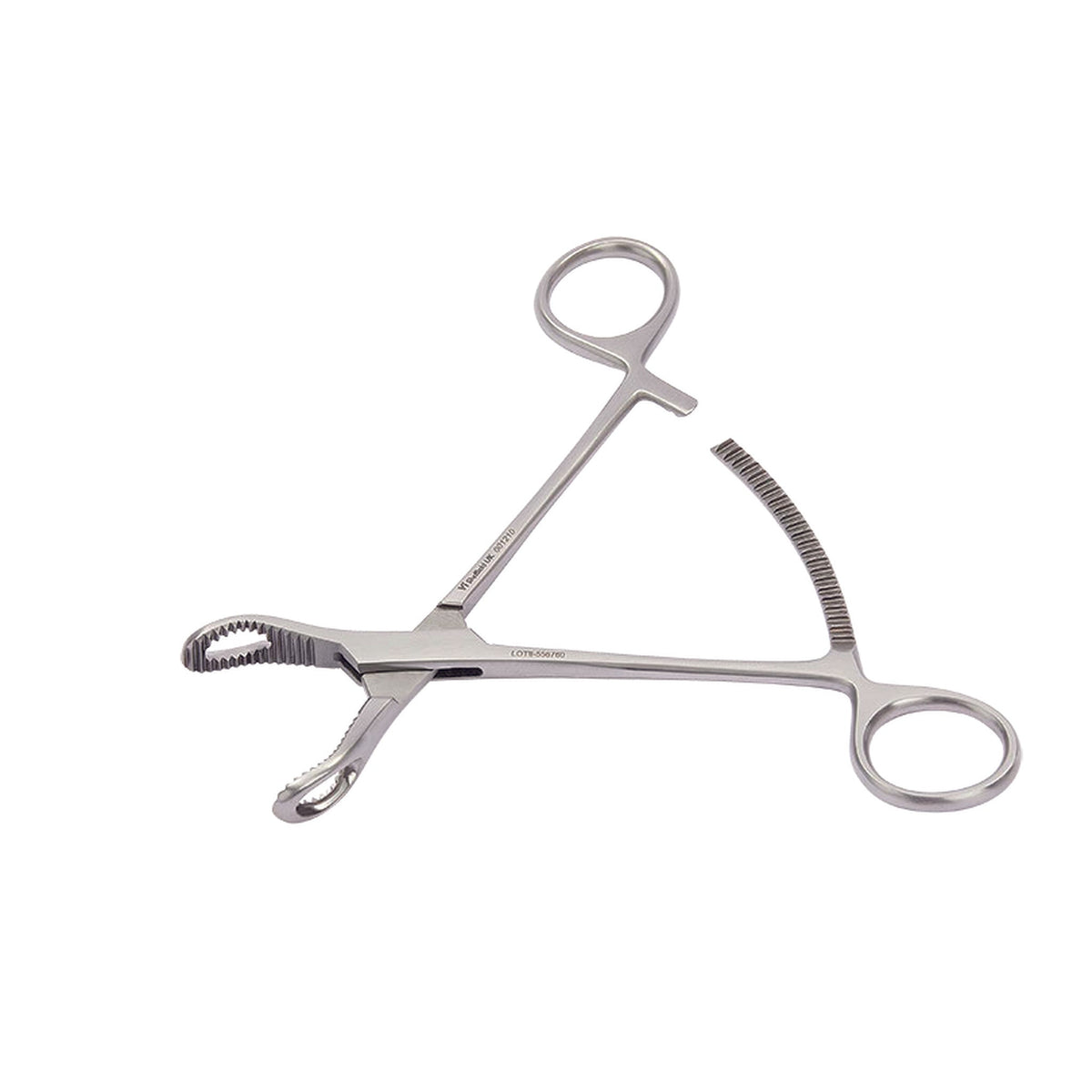 Serrated Bone Holding Forceps 160mm With Drill Hole - VI – Surgical Systems